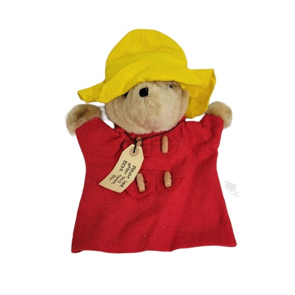 Eden | Toys | Vintage 981 Eden Toys Paddington Bear Red Coat Plush Puppet | Poshmark